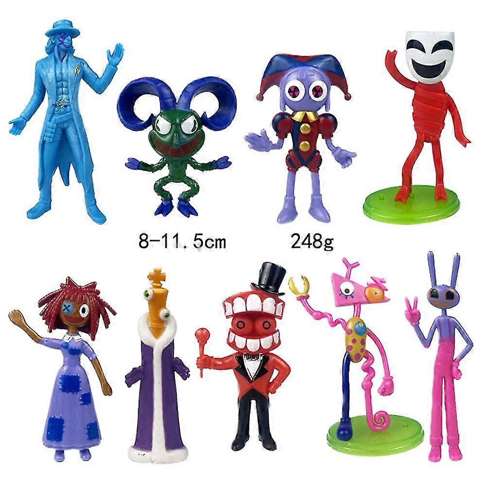 The Amazing Digital Circus Cartoon Figure Model Toys Jax Pomni Caine ...