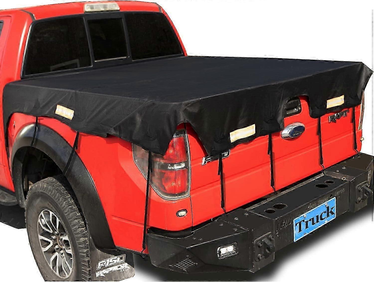Upgraded Truck Bed Cover Short Bed for Ford F150 Raptor Truck Bed Tarp ...