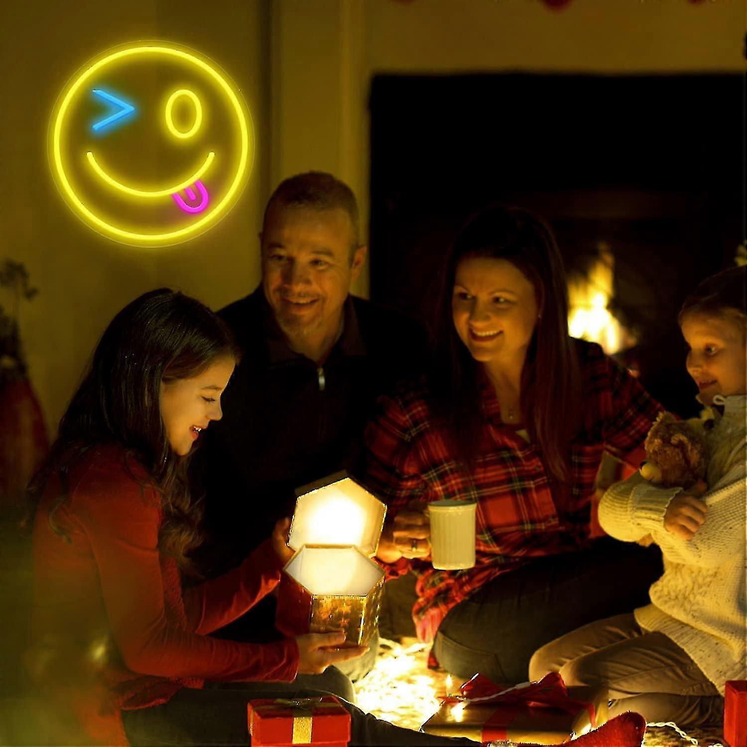 Smiley Face Neon Sign, Smiley Neon Sign For Wall Decor, Led Signs For ...