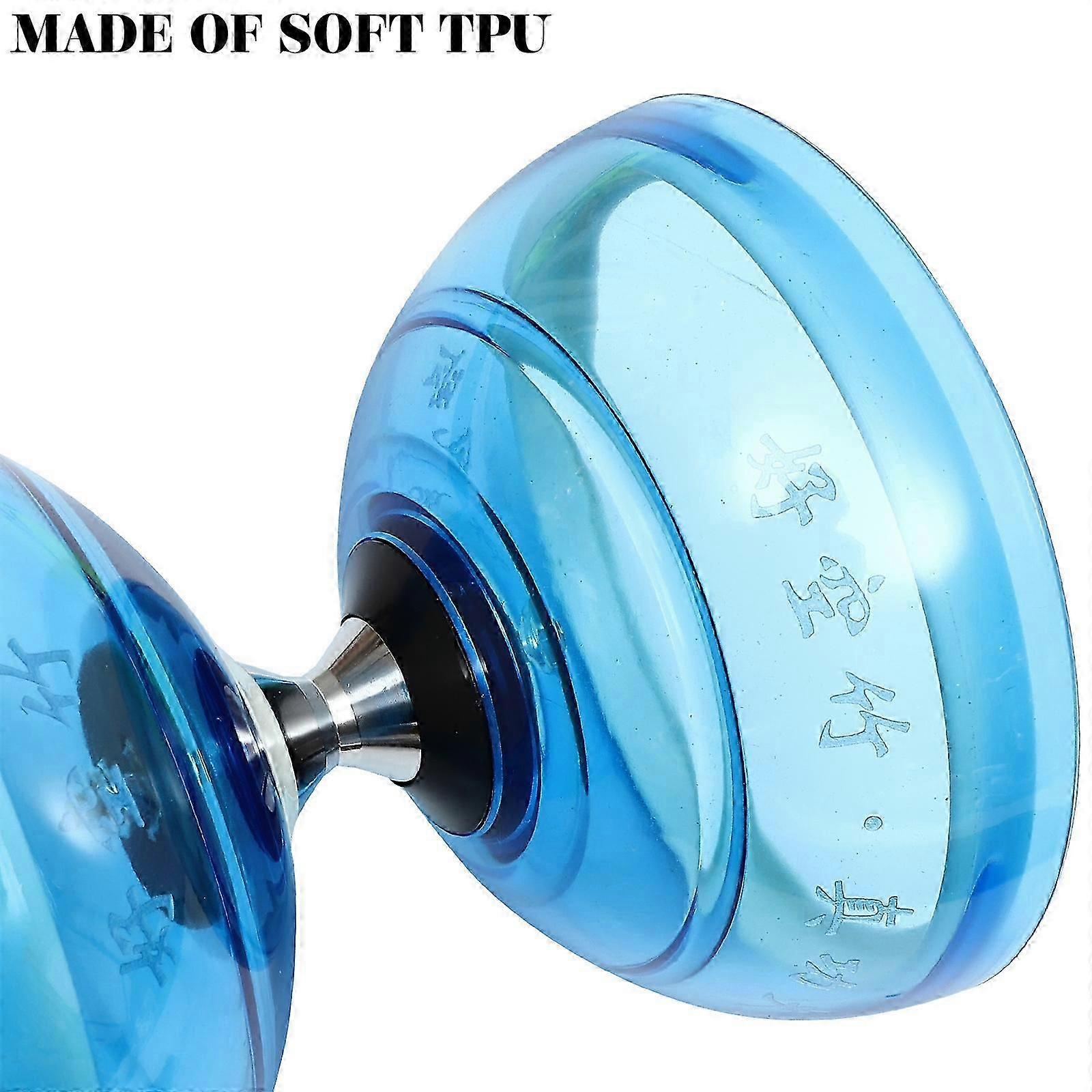 1 Set of Triple Bearing Diabolo Toy Transparent Chinese Diabolo Toy for ...