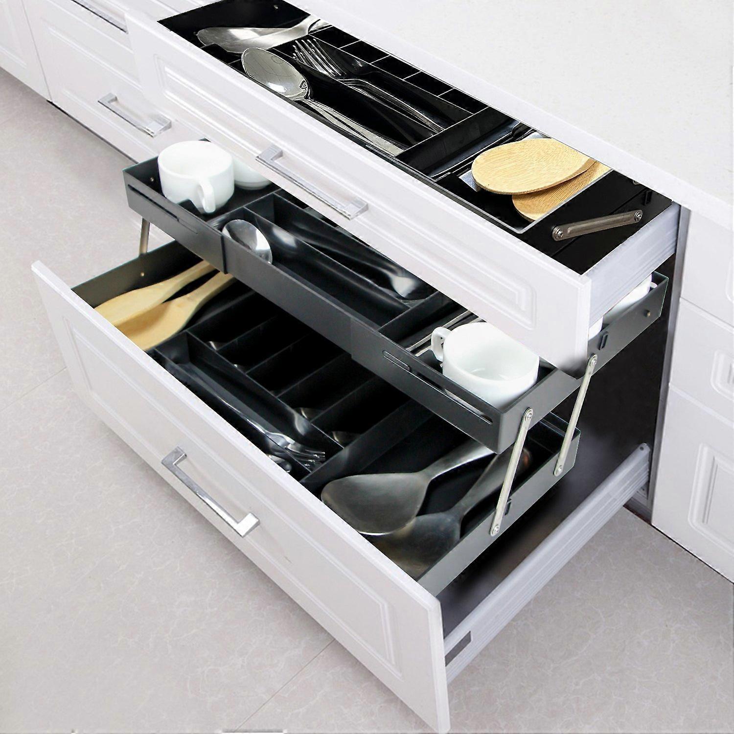 Foldable Storage Box for Vanity Jewelry Cosmetics Drawer Organizer ...