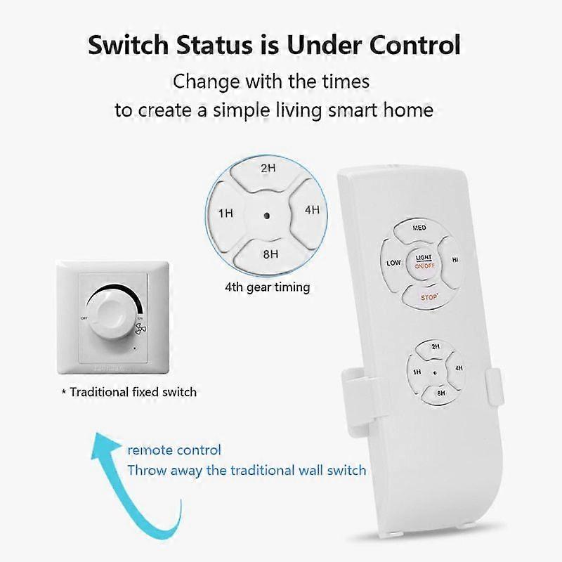 Universal Ceiling Fan Lamp Remote Controller Kit diy Smart Remote ...
