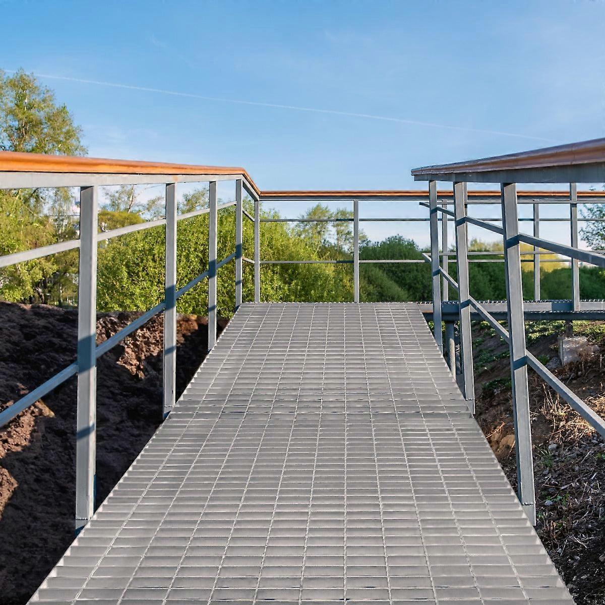 Galvanised Grating Floor Forge Walkway Mesh Floor Panel Grid Drainage ...