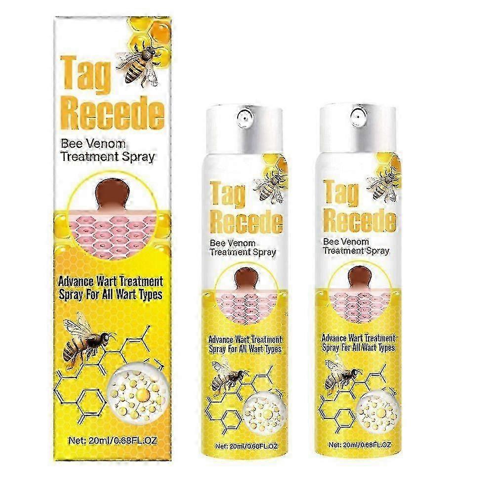 Bee Venom Spray, Bee Venom Anti-Wart Spray, 2025 New Tag Recede Bee ...