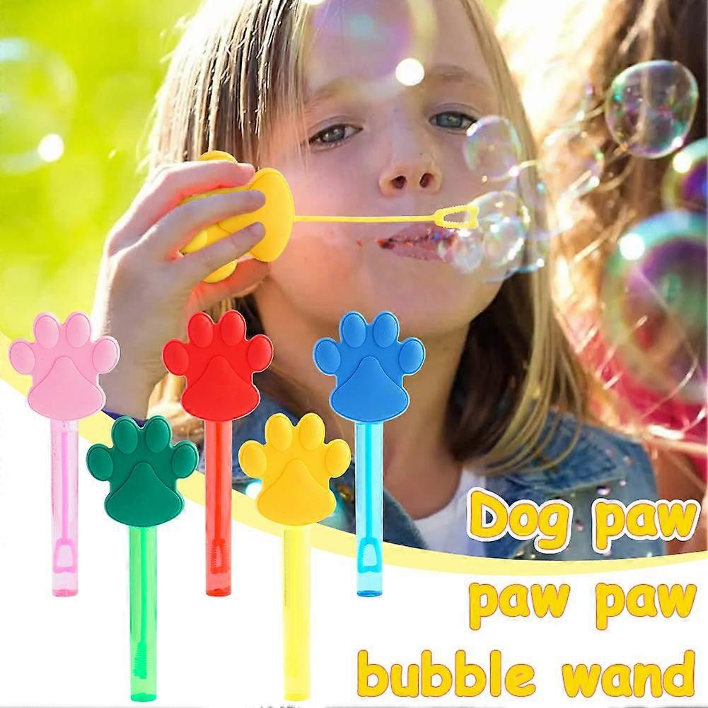 24/48PCS Paw Print Bubble Wands for Kids | Fruugo UK
