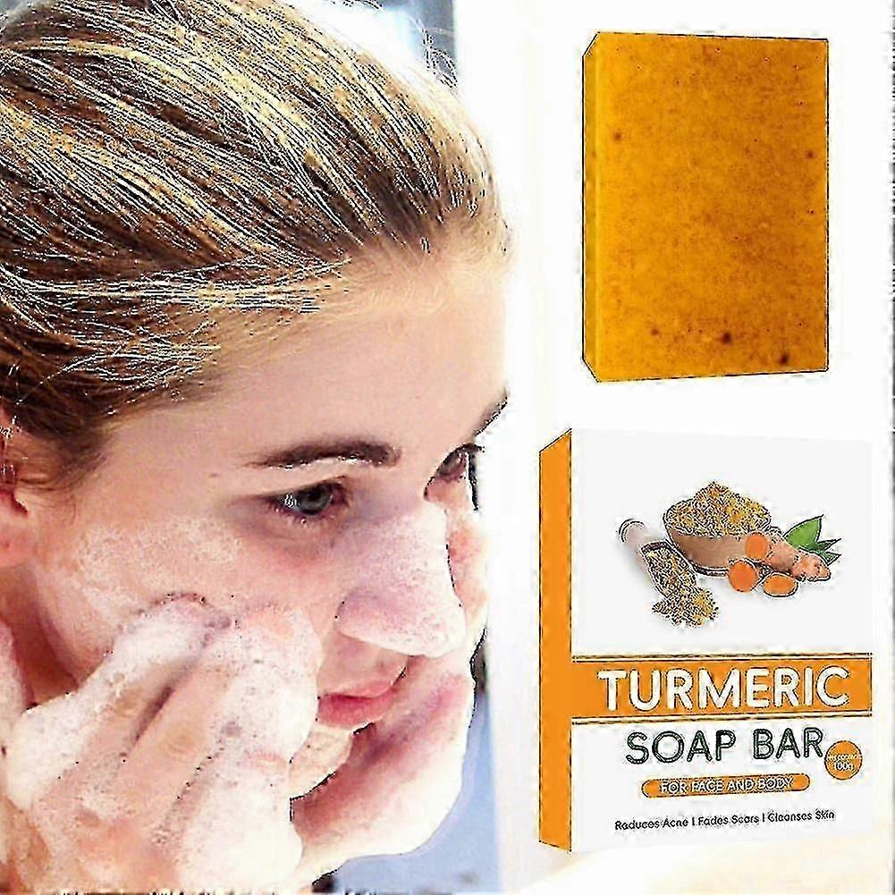 2x Lemon Turmeric Kojic Acid Soap Bar Turmeric Face And Control Acne ...