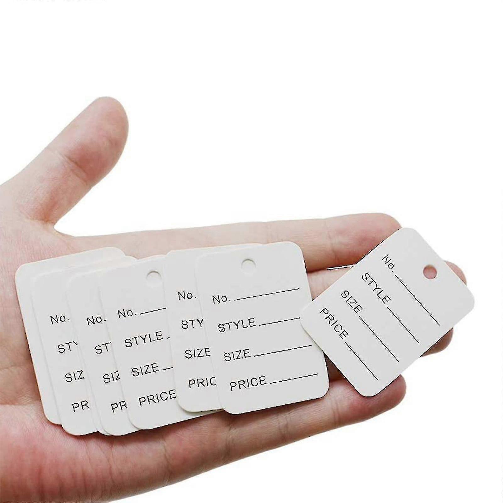 1000 Pcs Price Label Hang Tags Kraft Paper Price Tags For Clothes ...