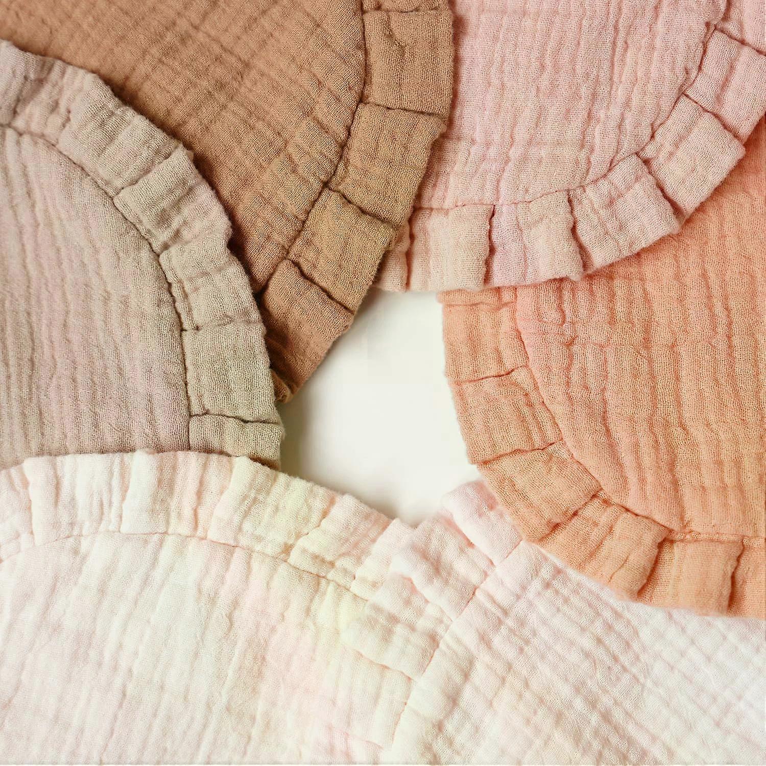 6Pcs Baby Muslin Bandana Drool Bibs, Unisex for Boys & Girls, Soft ...