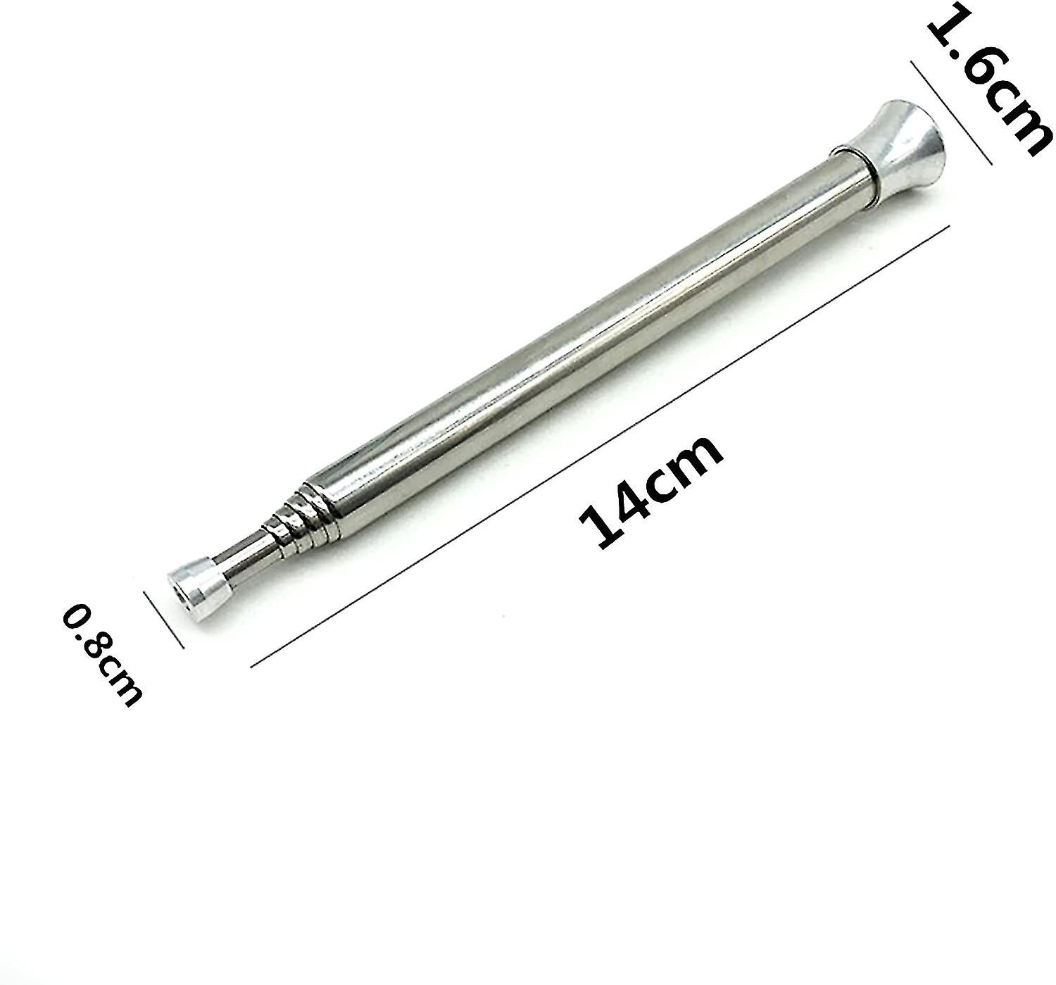 Soufflets de paille en acier inoxydable - Set de 2 - Tube de soufflage télescopique pliable ...