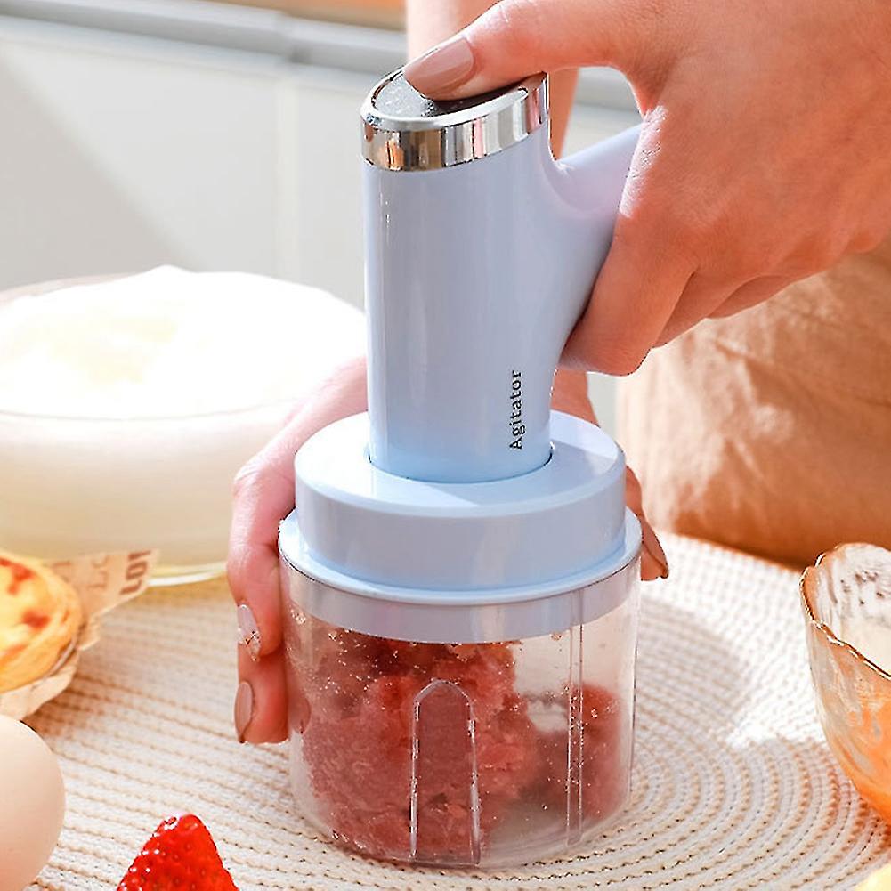 Electric Garlic Chopper Masher Whisk Egg Beater Mixer Kitchen Handheld ...