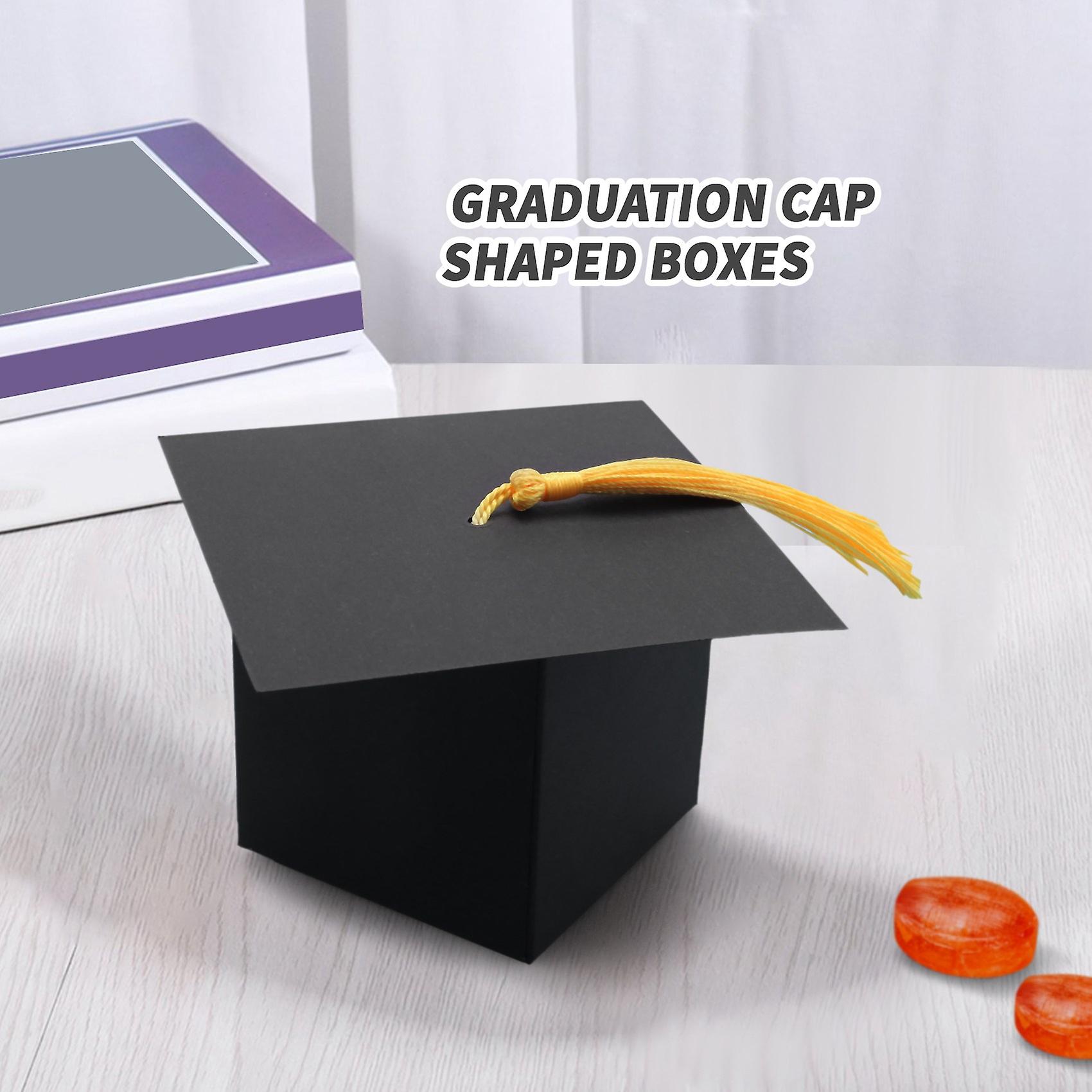Graduation Decorations 50pcs Graduation Box Diy Grad Cap Box For ...