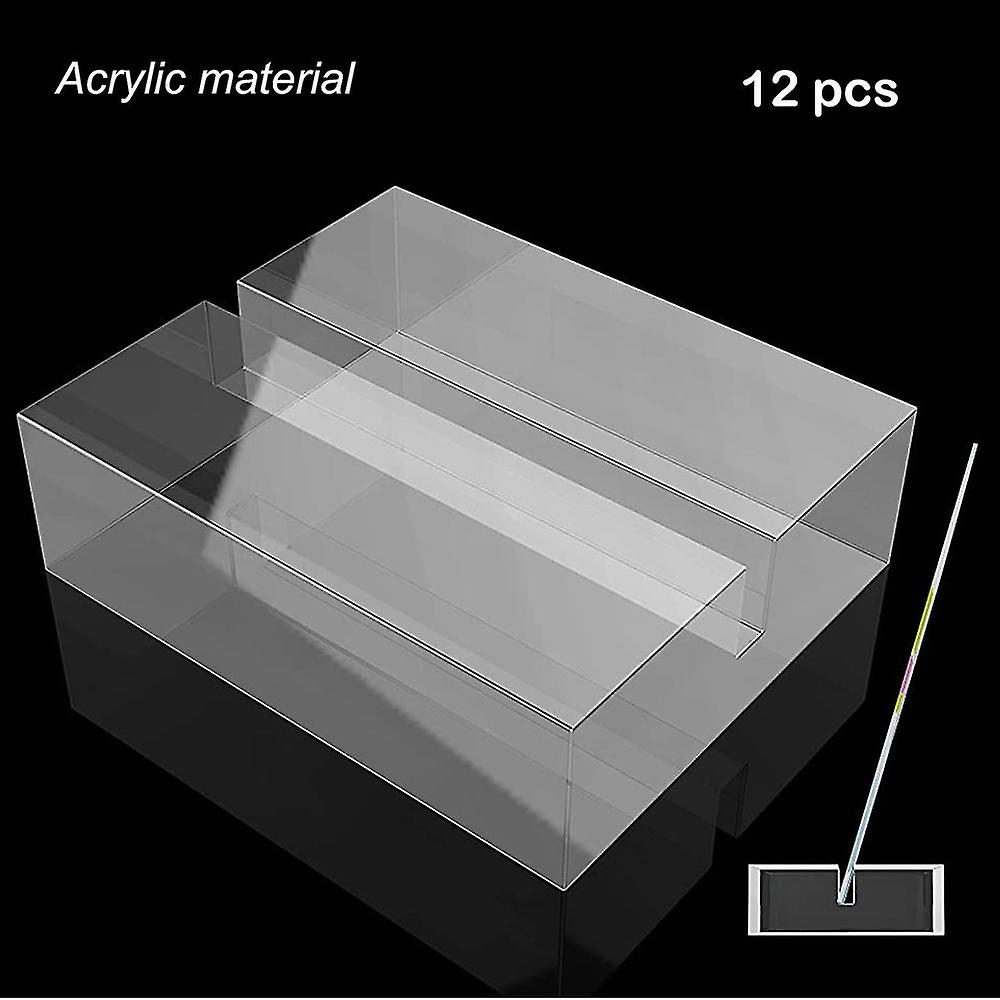 Acrylic Stands Clear Place Card Holders With Card Slot Table Numbers ...