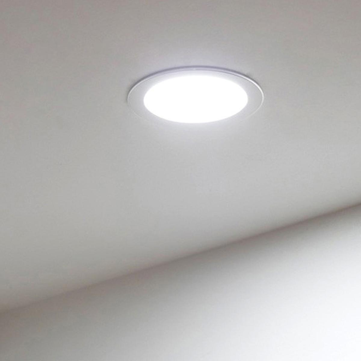Set of 3 special IP44 bathroom recessed spotlights, protected against ...