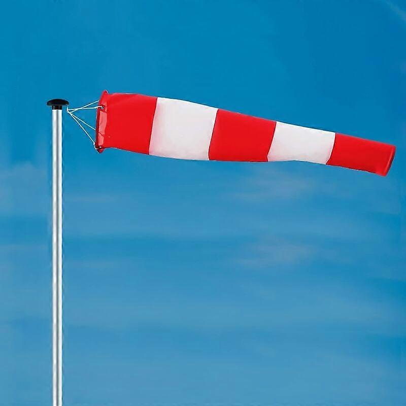 Outdoor windsock, Wind direction indicator in red and white 150cm ...