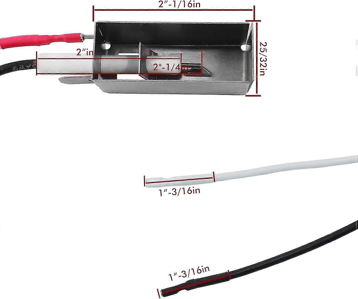 Piezo Igniter Assembly Replacement Kit for Weber Grill Model 7510 ...