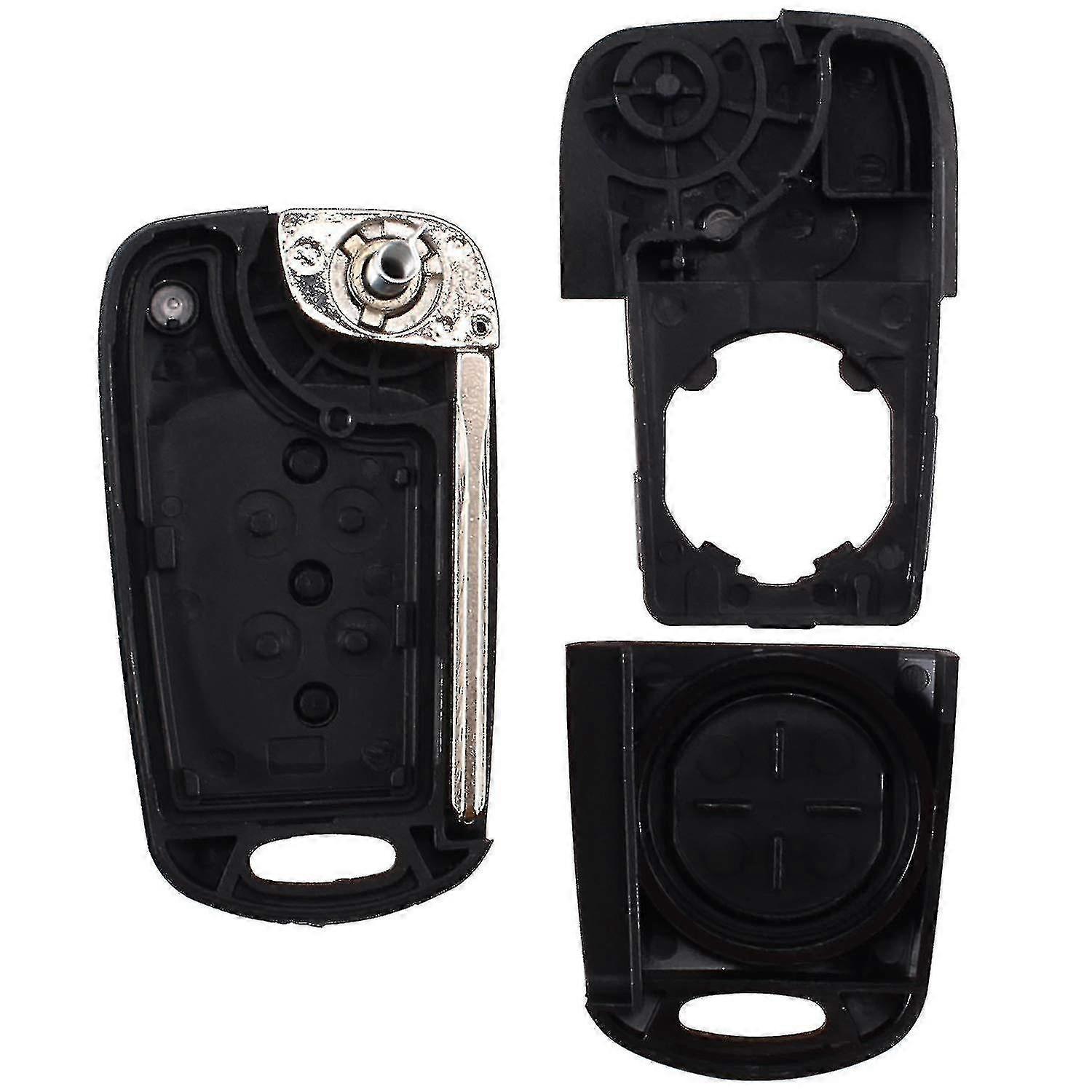 3 Buttons Flip Folding Remote Key Shell Case Compatible I20 I30 I35 ...