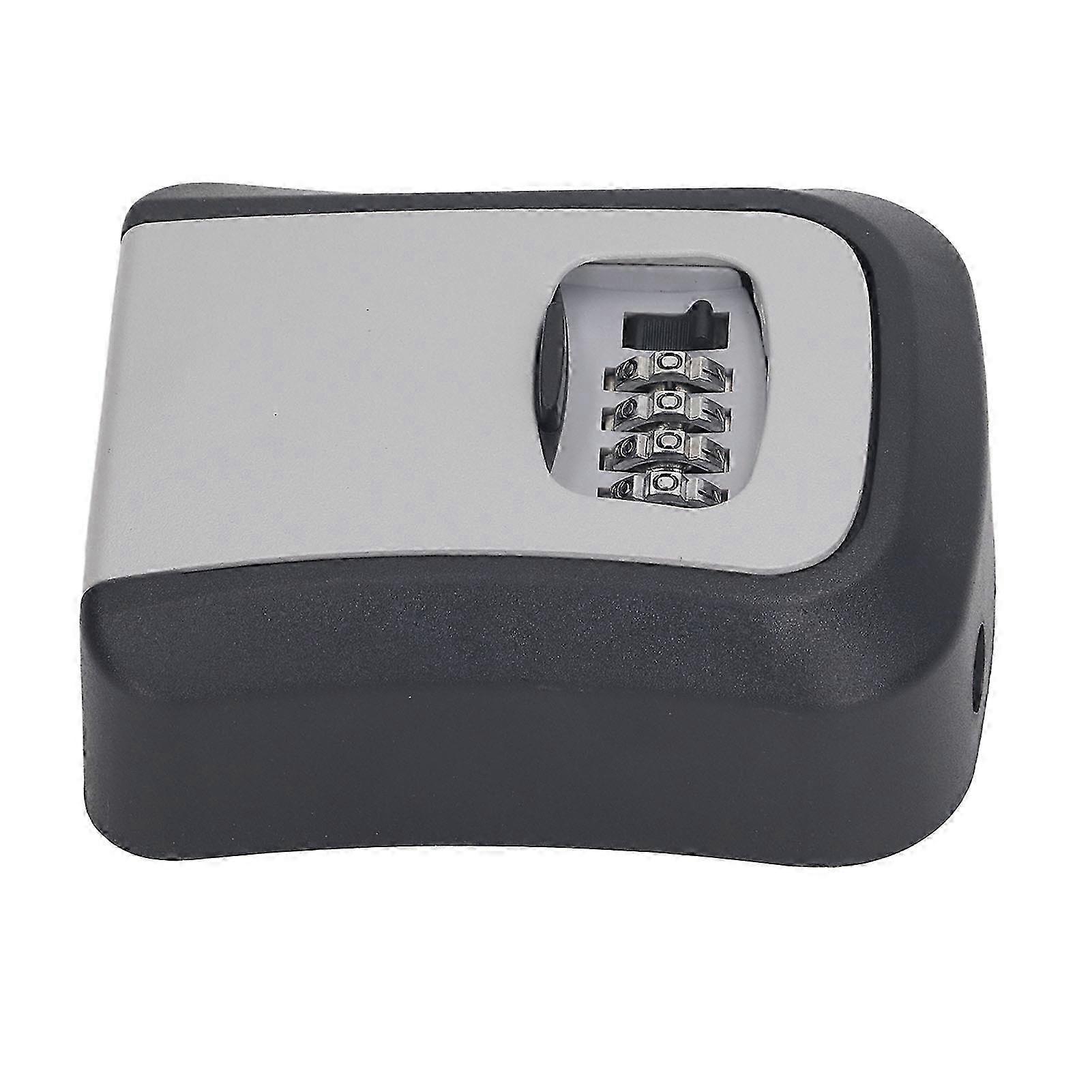 Key Lock Box 5in 4 Digit Combination Lockbox Resettable Code for Safety ...