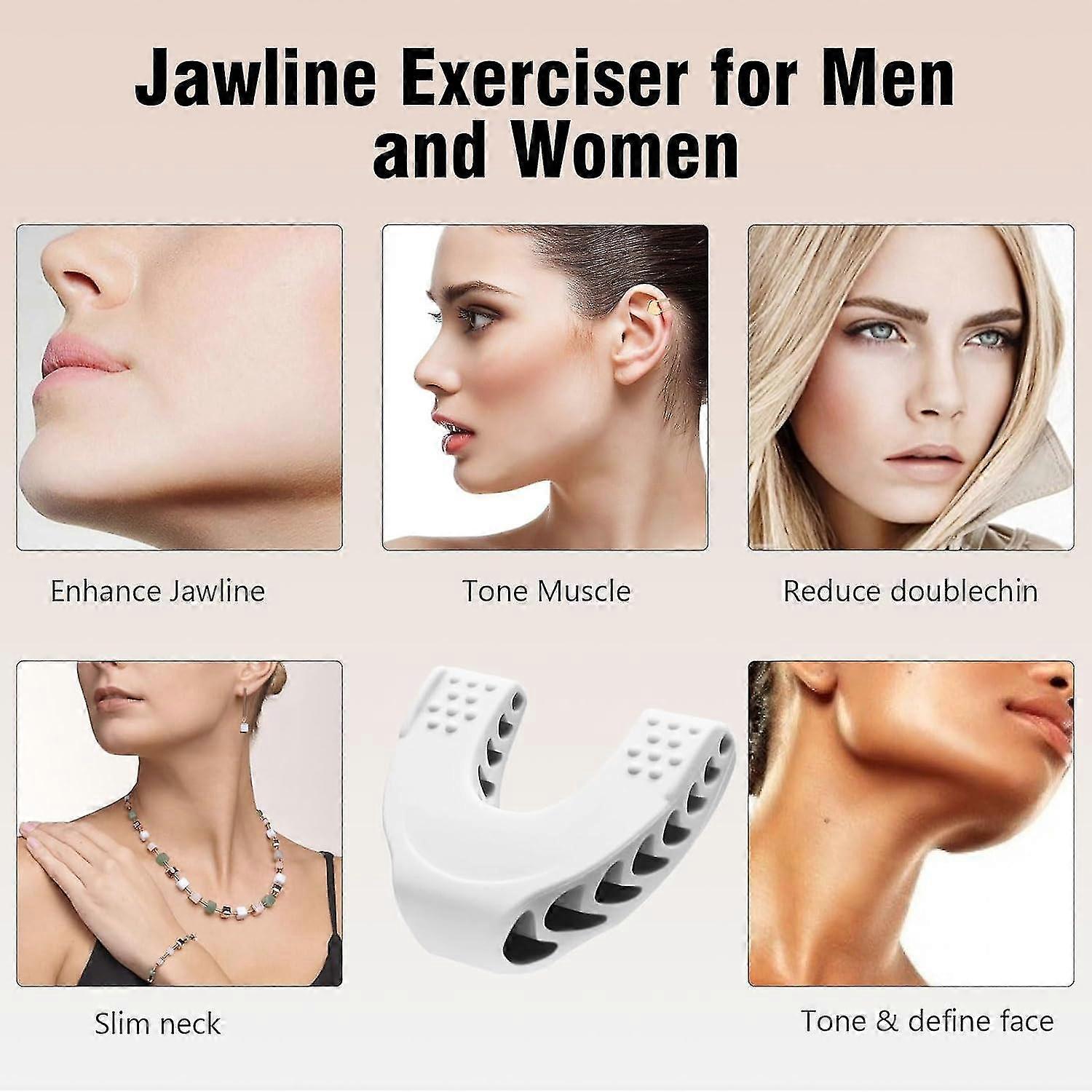 Jawline Trainer, Jaw Trainer, Jawline Exerciser For Men And Women, 40 ...