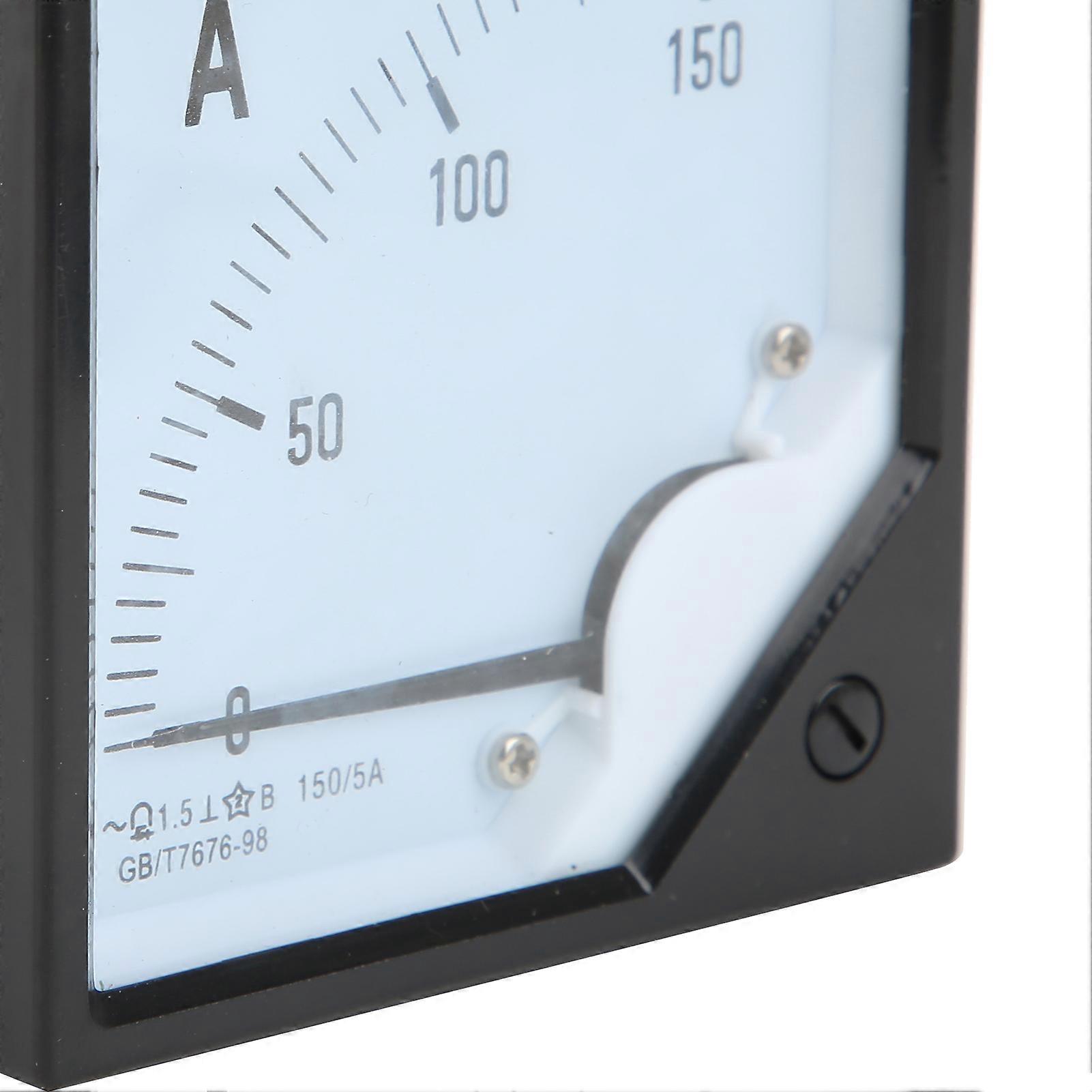 6L2 150A/5A AC Pointer Ammeter Analog Panel Current Meter Needle Panel ...