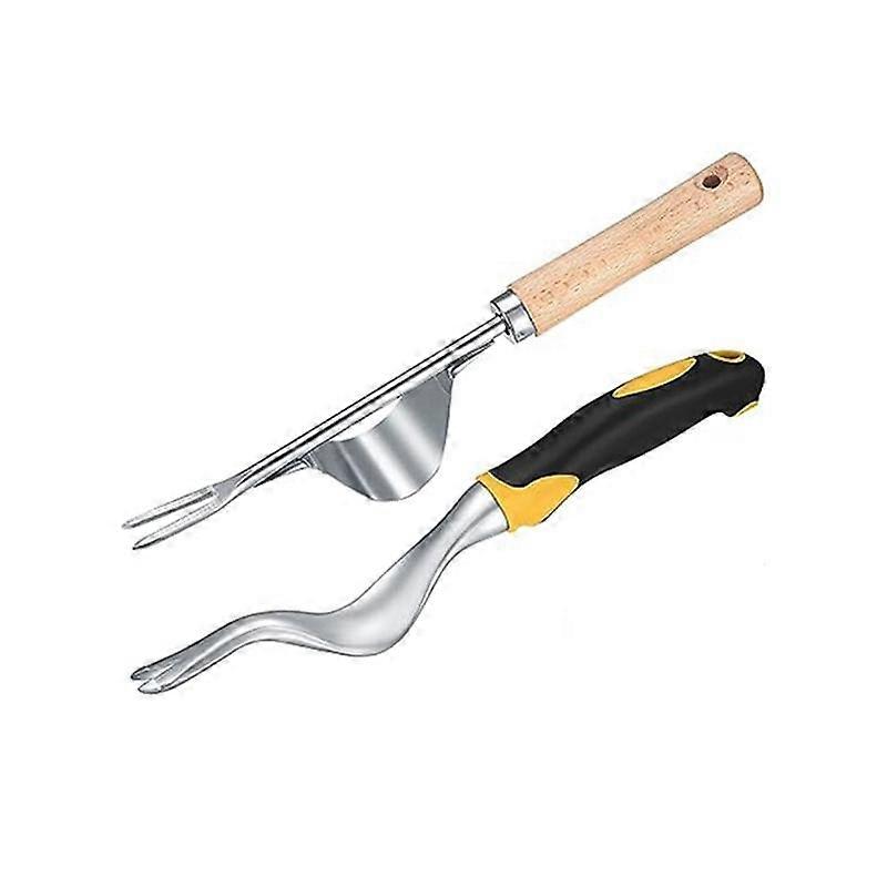 Set of 2 Hand Weeder Pulling Tools Garden Weeder Removal Tool for ...