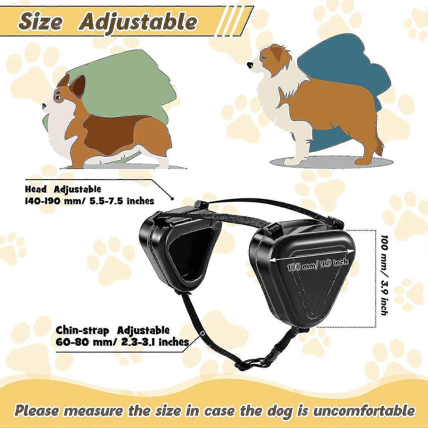 Dog Noise Protection Ear Muffs, Noise Cancelling Headphones For Dogs ...