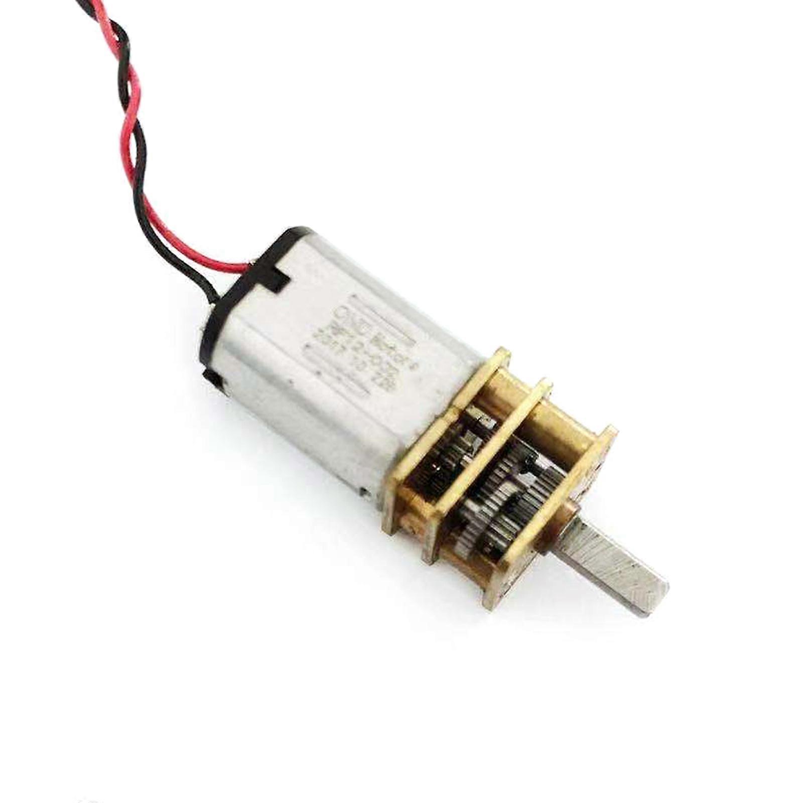 5PC Mini Micro N20 Full Metal Gear Motor DC 3V 5V 6V Slow Speed Gearbox ...