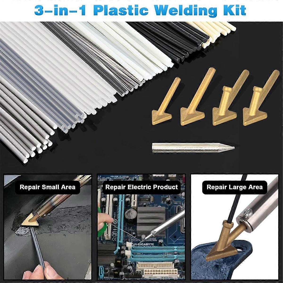 150W 3-In-1 Plastic Welder, Plastic Welding Kit,Soldering Tips Plastic ...