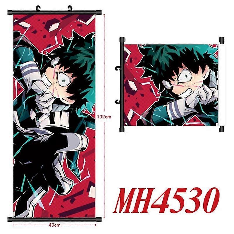 Anime Scrolls My Hero Academia Retro Posters Manga Katsuki Bakugo Kraft ...
