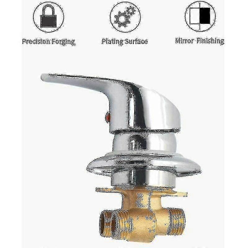 Mixer Tap Shower Cabin Brass Shower Faucet Outlet Diverter Chrome ...