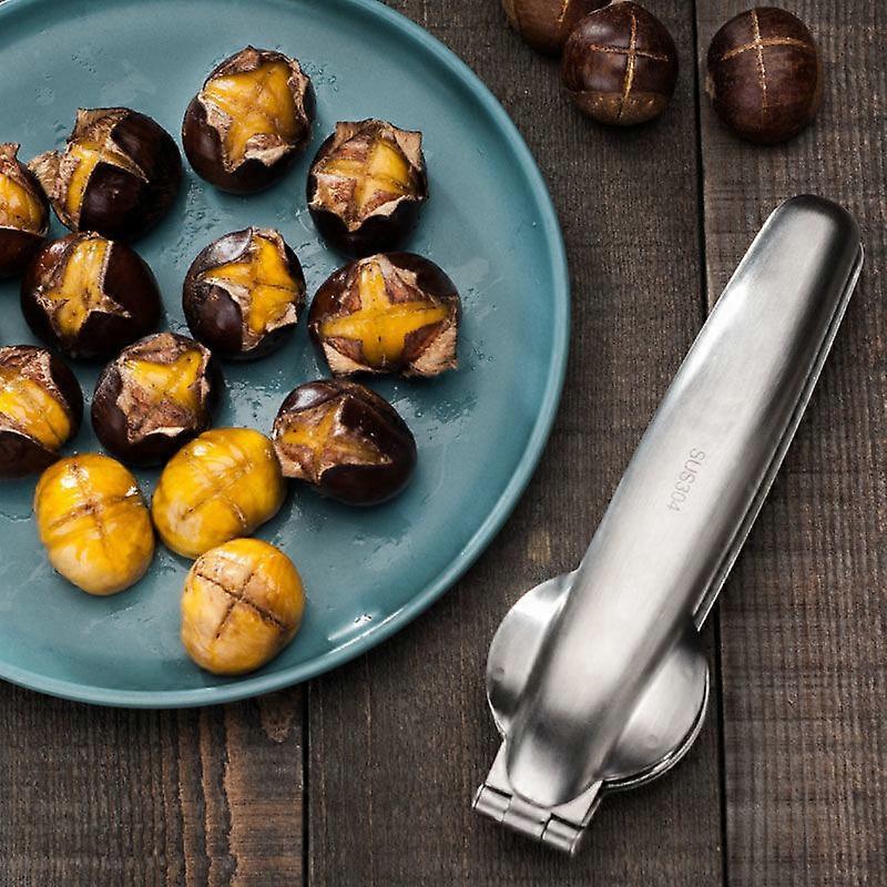 Protable Nutcracker Chestnut Clip,304 Stainless Steel Chestnut Cutter ...