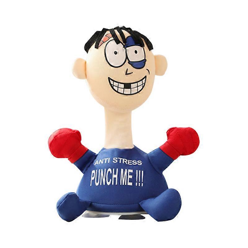 Electric Plush Toy Punch Hit Me Creative Vent Decompression Toys Doll ...