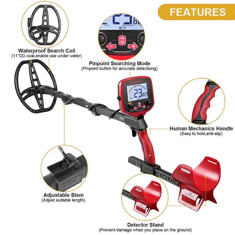 Professtional Underground Metal Detector TX 850L Powerful yellow gold ...