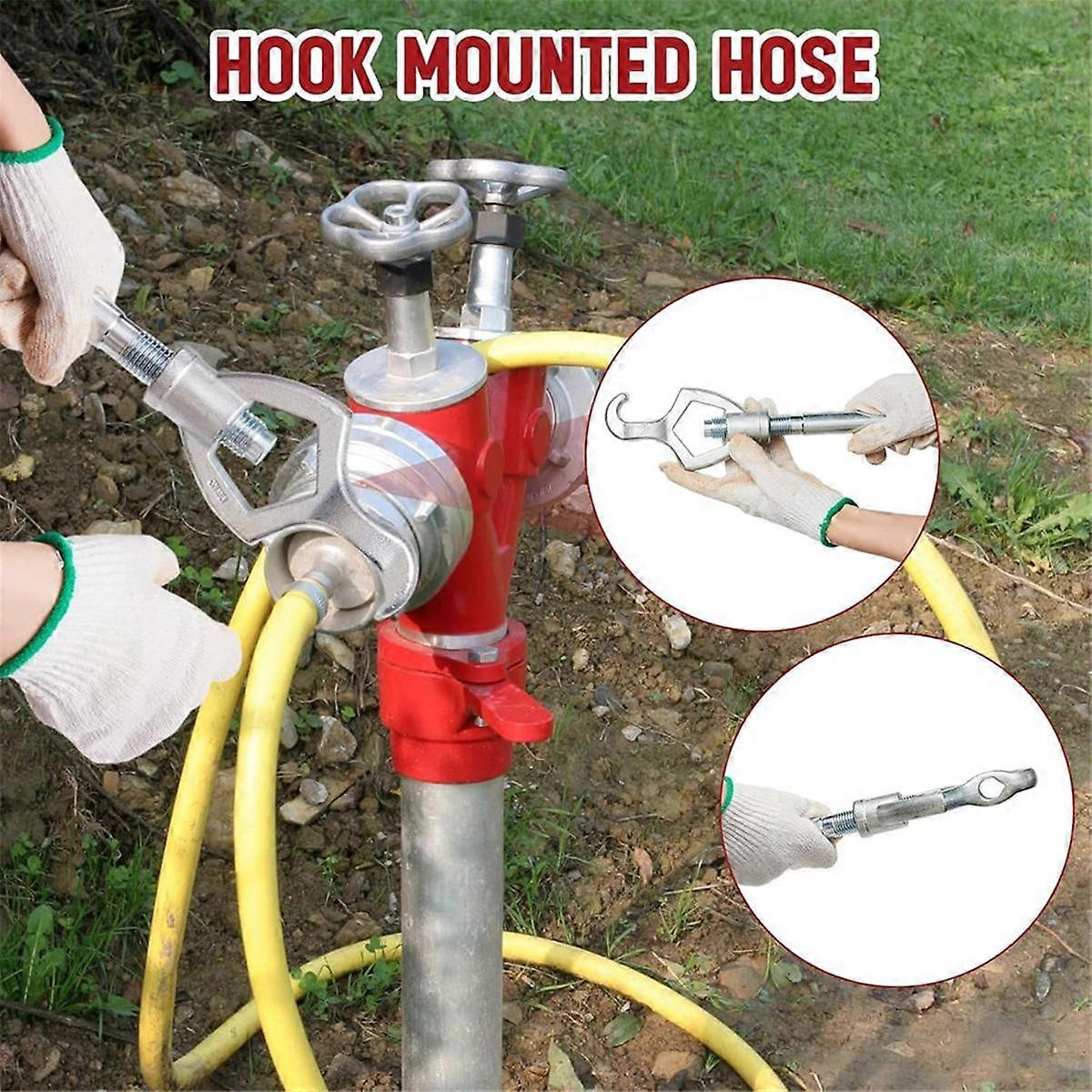 Adjustable Fire Hydrant Wrench,11/2inch to 3inch 20Inch Hydrant Wrench ...