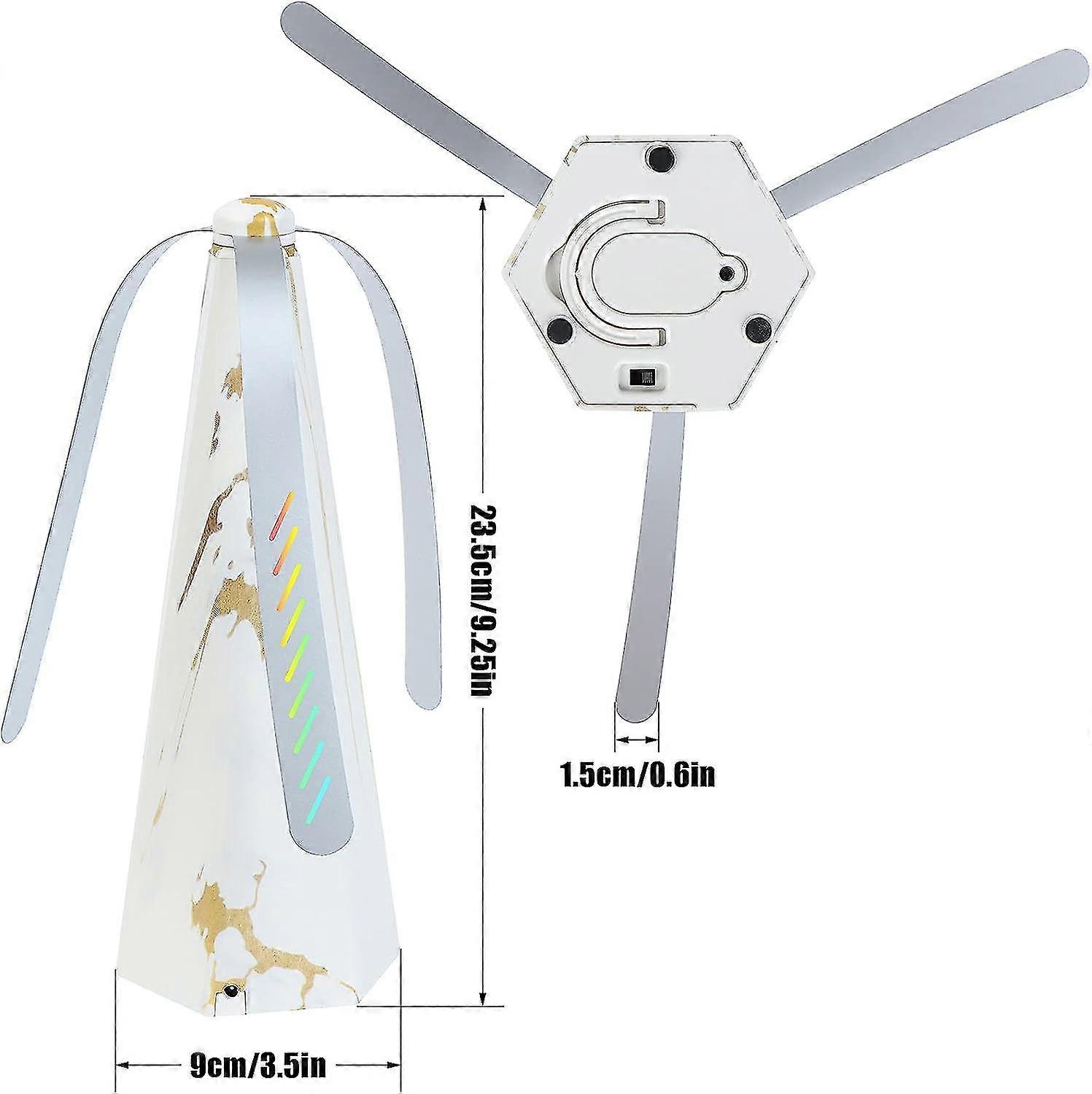 2 PCS Fly Repellent Fan for Tables Insects Repellent Fan Food Protector ...