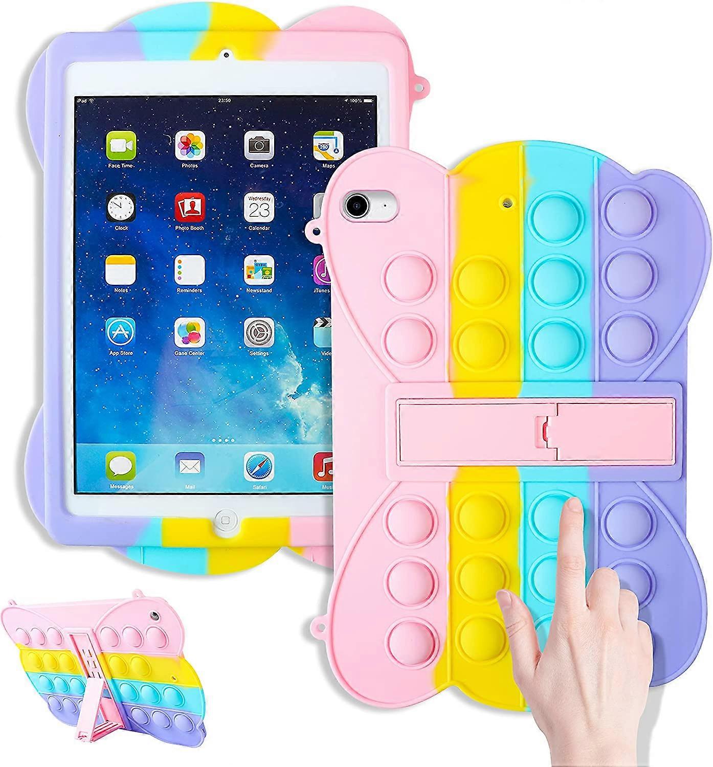 Color Bow Case for iPad Mini 4 Cartoon Funny Kawaii Cute Silicone Fun ...