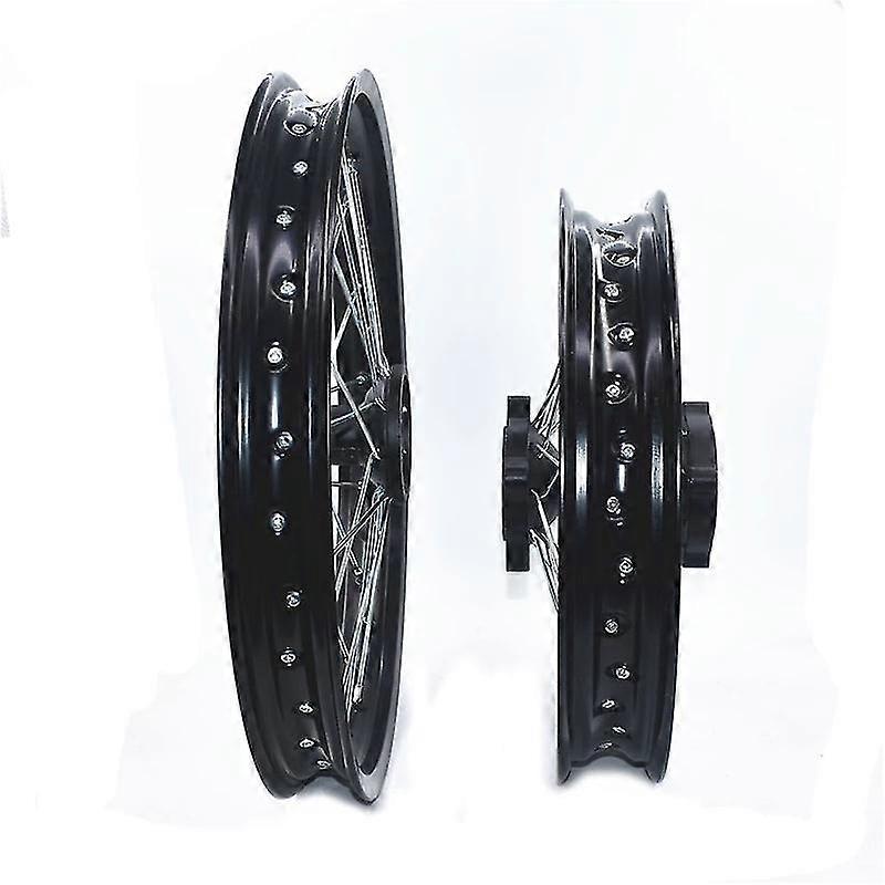 1.60-17 Inch Front 1.85-14 Inch Rear Rims Aluminum Alloy Wheel Rims Black Hub For Klx Crf Kayo ...