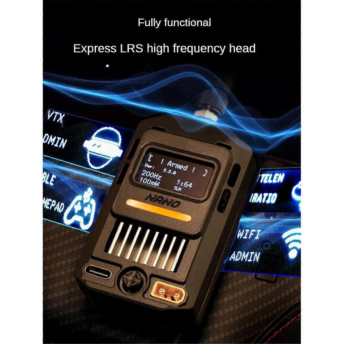 ExpressLRS High Frequency Receiver 915MHz ELRS Module with T Antenna ...