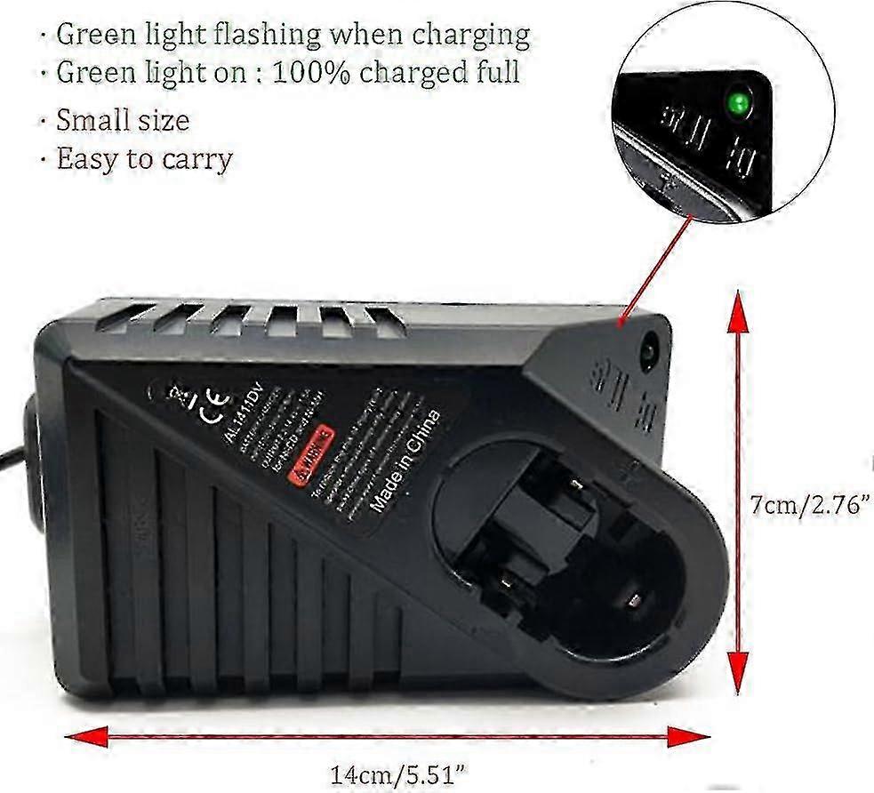 Ni-CD Ni-MH Battery Charger for Bosch, 7.2V 9.6V 18V 14.4V AL1411DV Battery Charger for BAT038 ...
