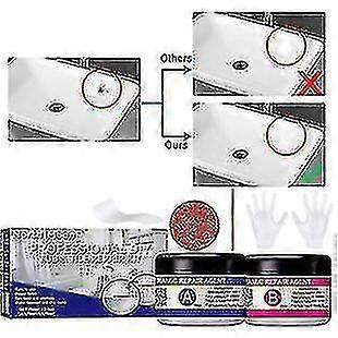 North Moon Home Ceramic Repair Kit Repair Sink Shower Bath Cracked Hole ...
