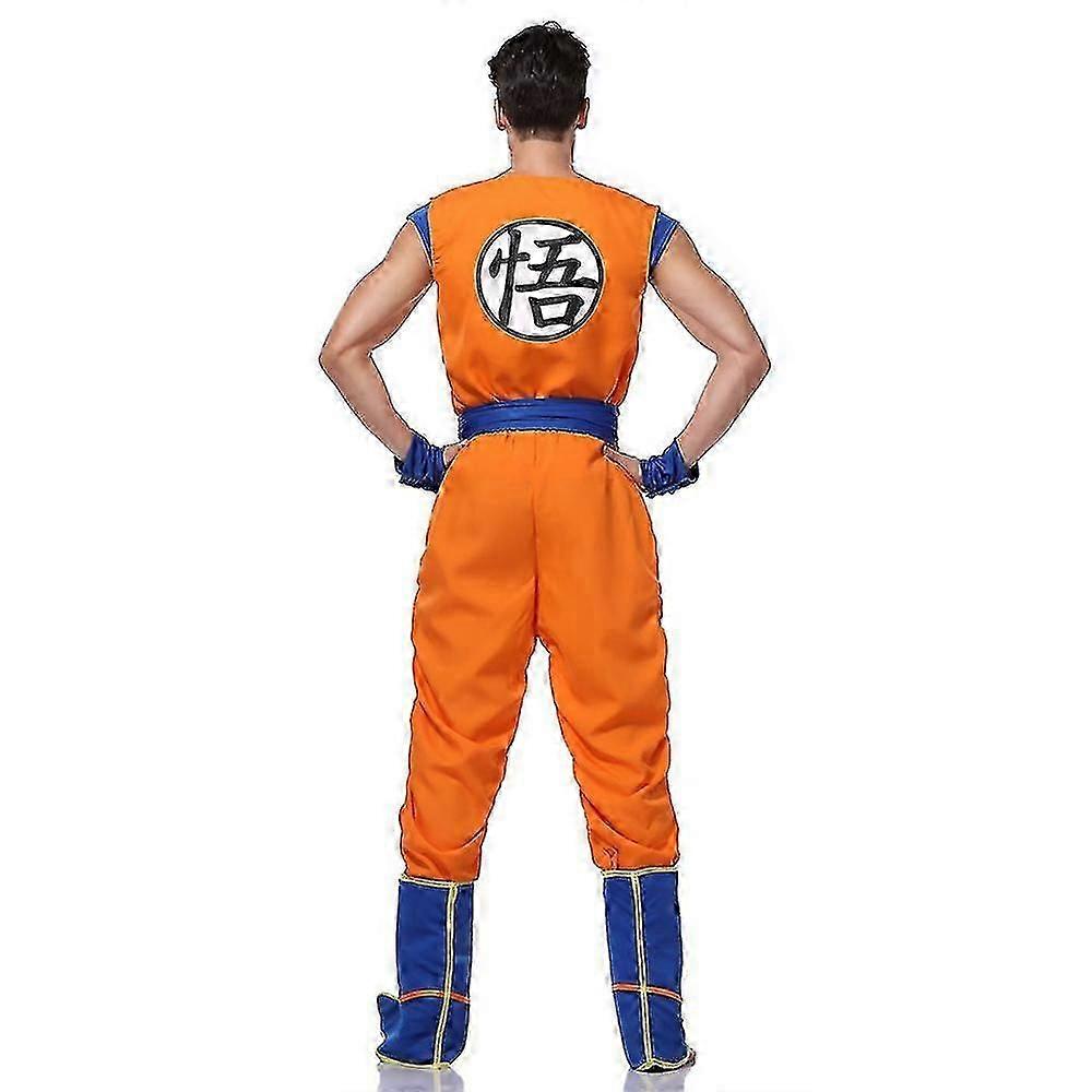 Dragon Ball Anime Son Goku Cosplay Costume For Men, Adult Son Goku ...
