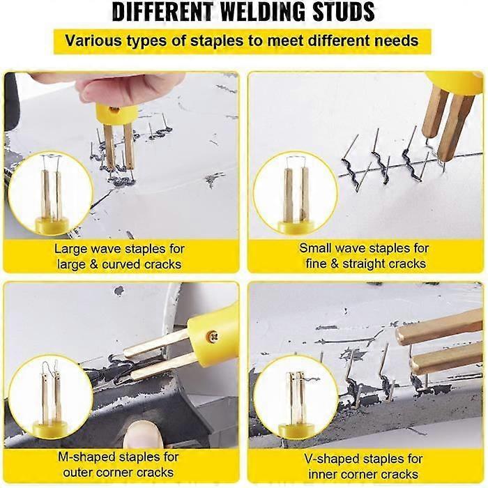 Plastic Welding Kit - Hot Stapler - 230V - 600 Staples - Rapid Welding ...