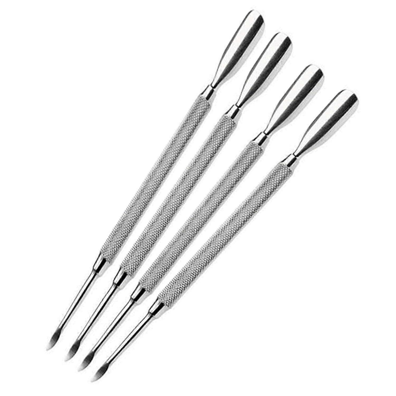 Cuticle Pusher Dual Sided - Sharp Edge Spoon Shaped Double Ended ...