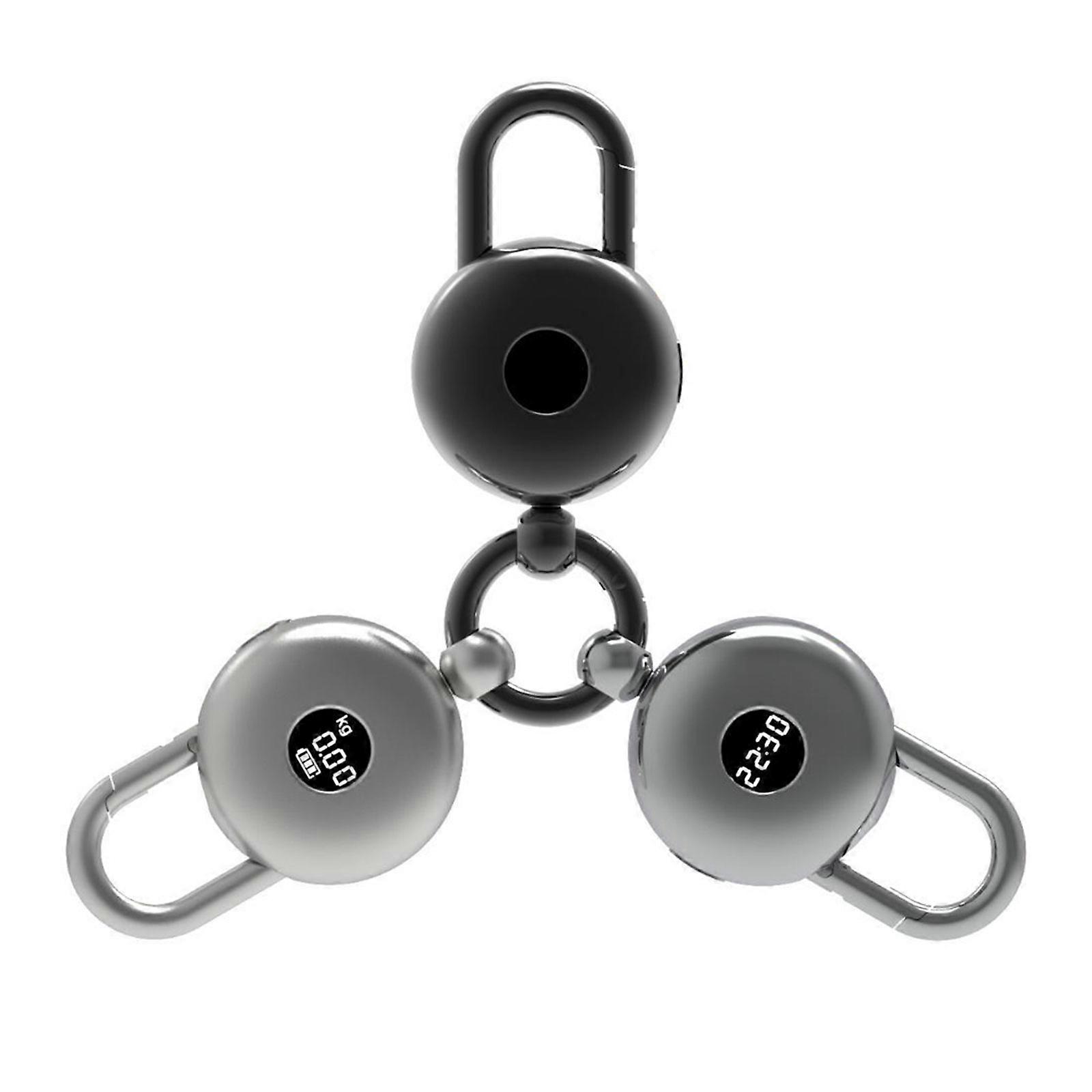 Pocket Sized Keychain Electronic Scale Alloy Construction Negative LCD ...