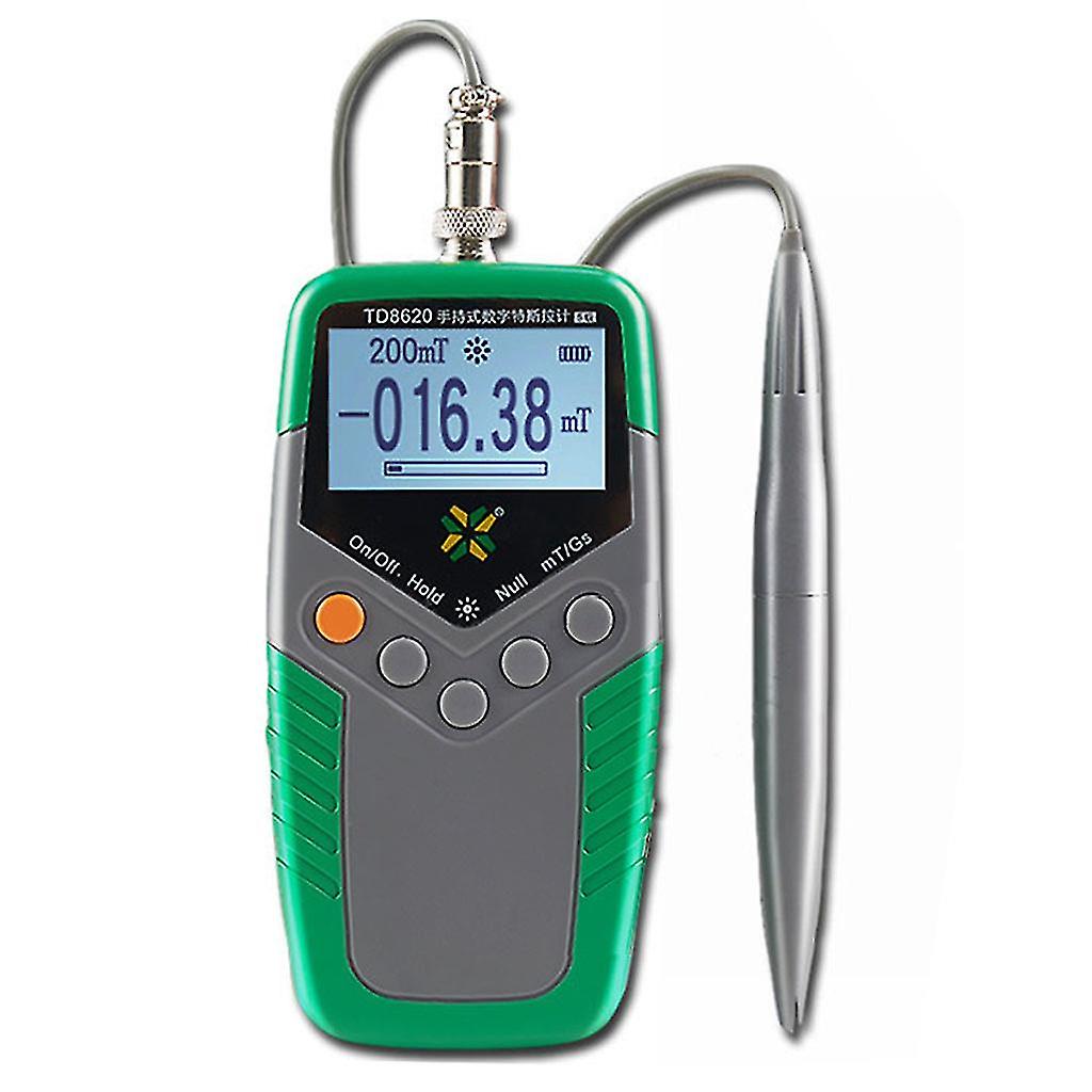Gaussmeter Fluxmeter High Precision Surface Magnetic Field Tester Flux ...