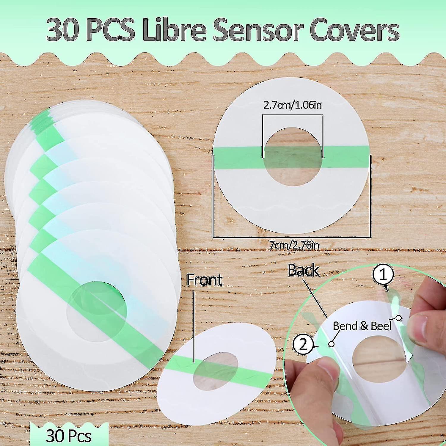 Freestyle Libre Sensor Cover, 30 Pcs Waterproof Libre Sensor Covers ...