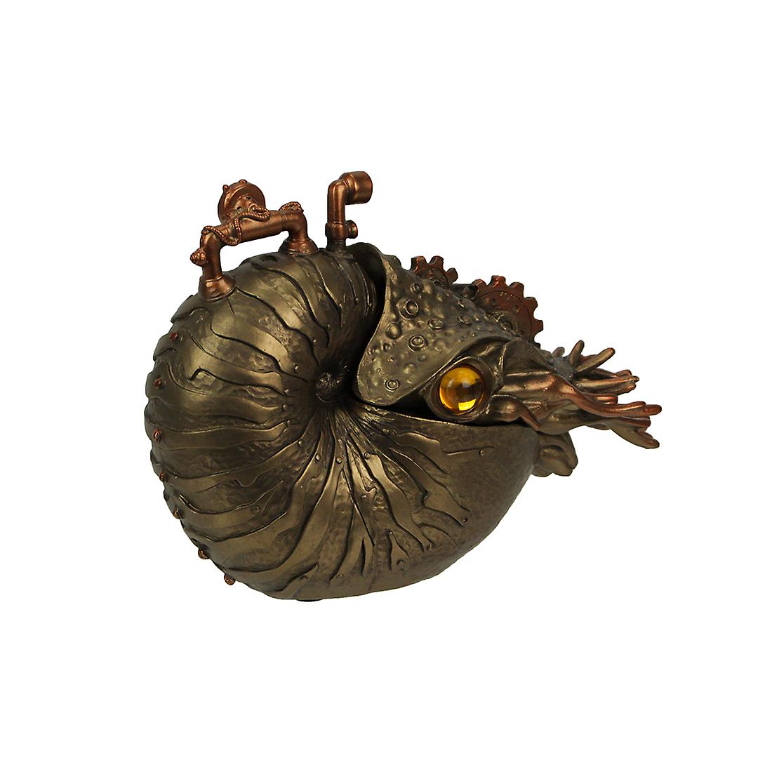 Bronze/Copper Finish Steampunk Nautilus Shell Sea Monster Fantasy Décor ...
