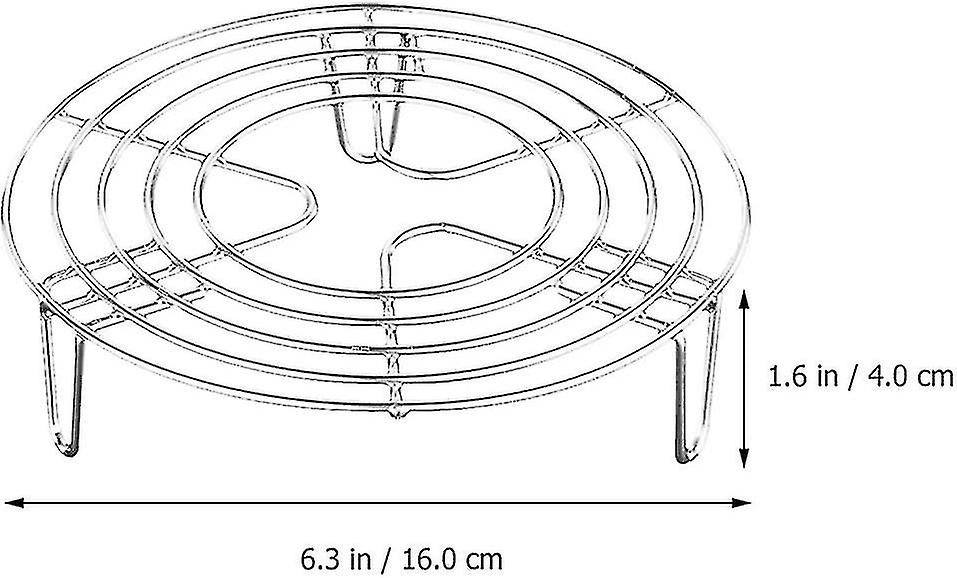 Stainless Steel Insert Rack Cooking Stand Steamer Insert Cake Rack ...