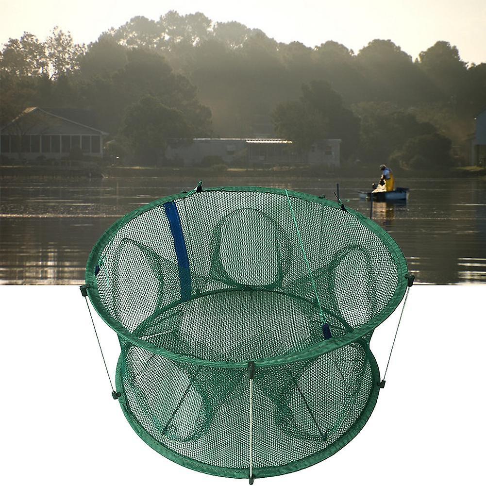 Automatic Fishing Net Trap Cage Round Shape Open For Crab Crayfish ...