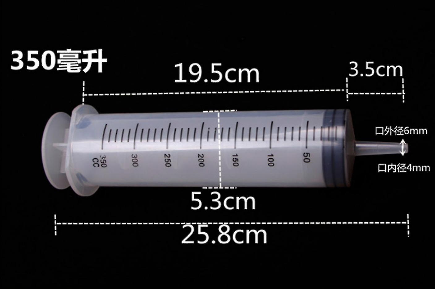150ml 250ml 350ml 550ml Plastic Syringe Reusable Big Large Nutrient Measuring | Fruugo UK