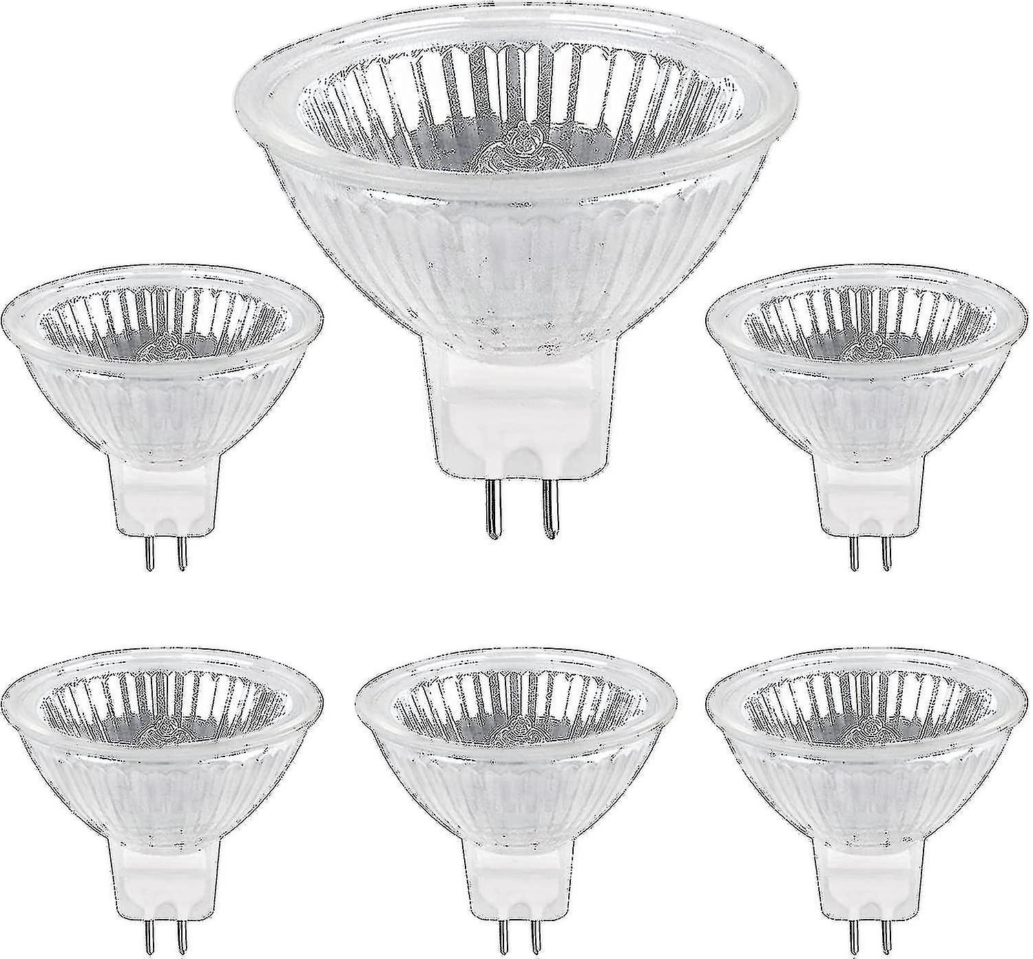 Halogen Bulb Gu5.3 50w 12v, 800lm Warm White 2700k Dimmable, Halogen ...